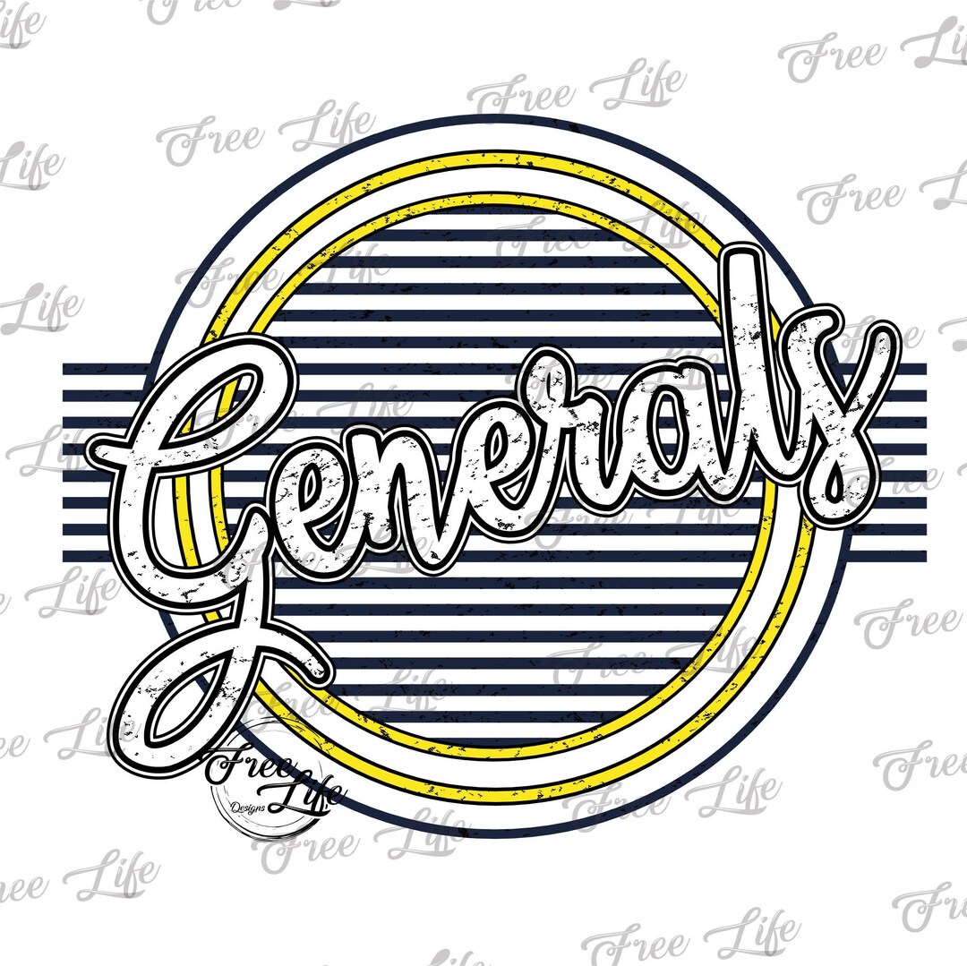 Generals PNG Download, Generals School Mascot Png, Generals Digital Art Download, Generals ...