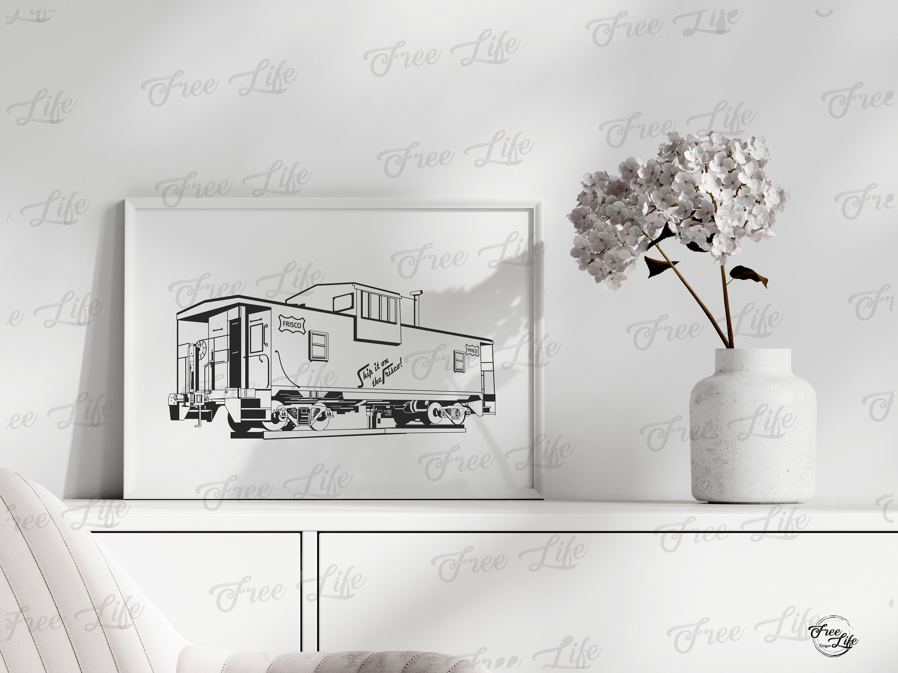 Tren Caboose Svg Tren Png Caboose Png Tren Svg Dibujo de - Etsy España