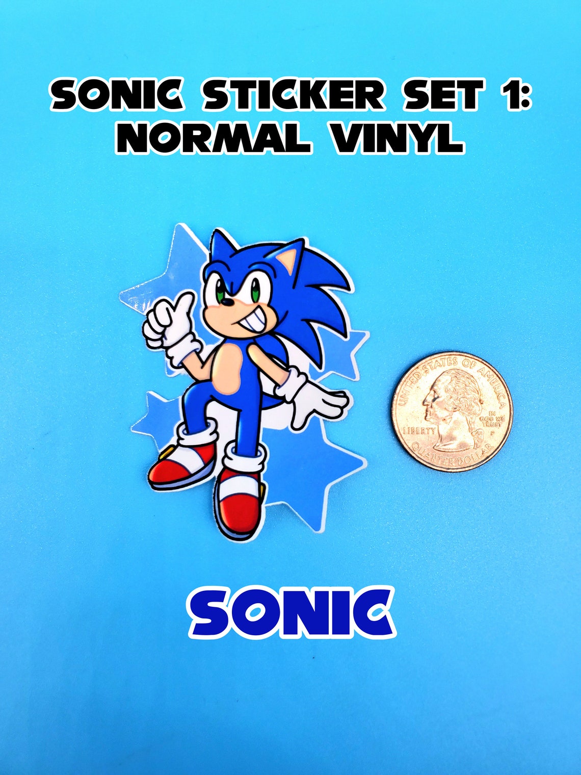 Sonic the Hedgehog Decal Sticker Pack Set #1 (team Sonic & Team Rose ...