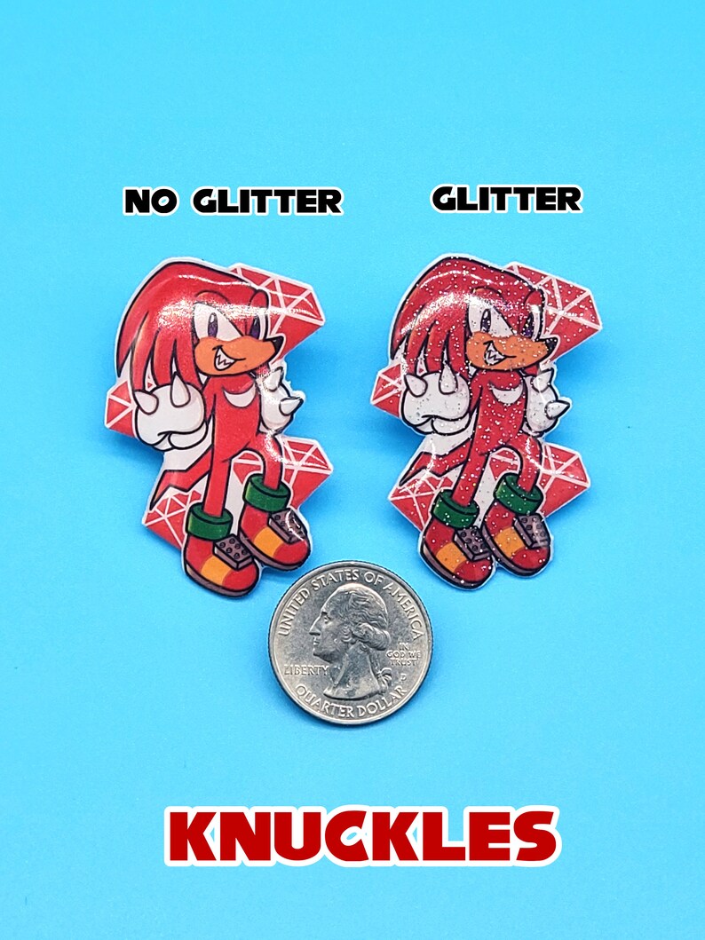 Sonic the Hedgehog Resin Button Pins Set 1 team Sonic & Team - Etsy