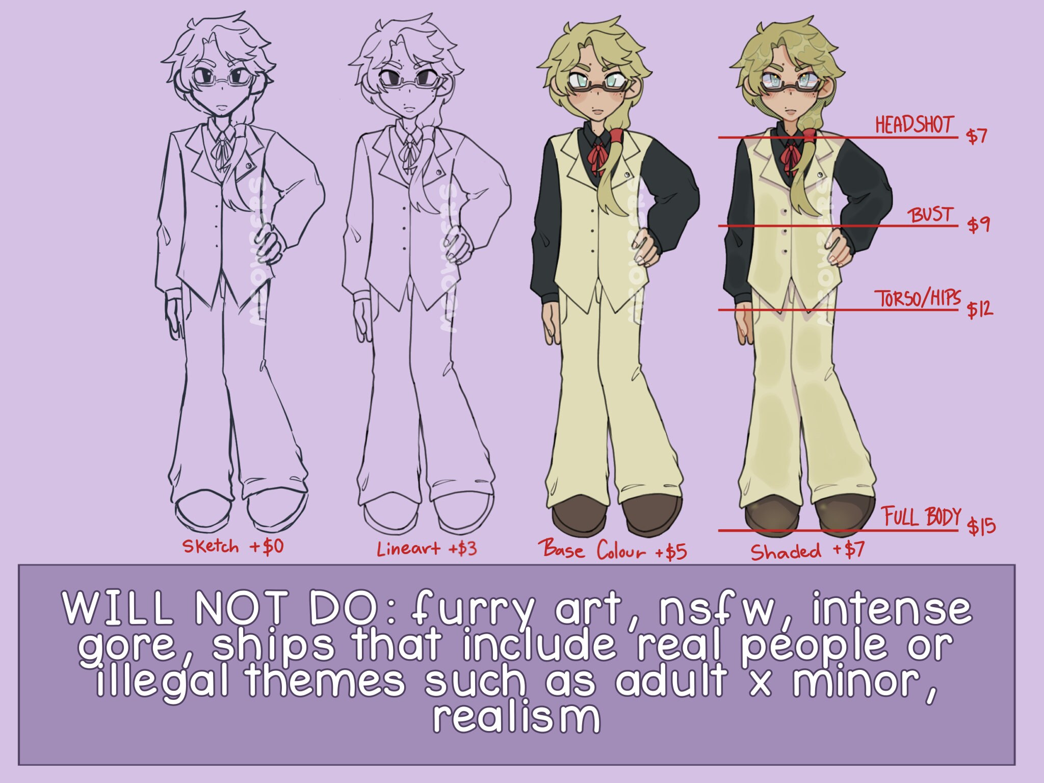 Commissions // Full Body - Etsy