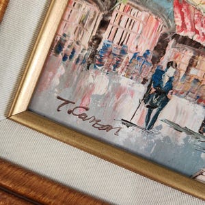 Vintage Original T. Carson Oil on Canvas Impressionist Painting of ...