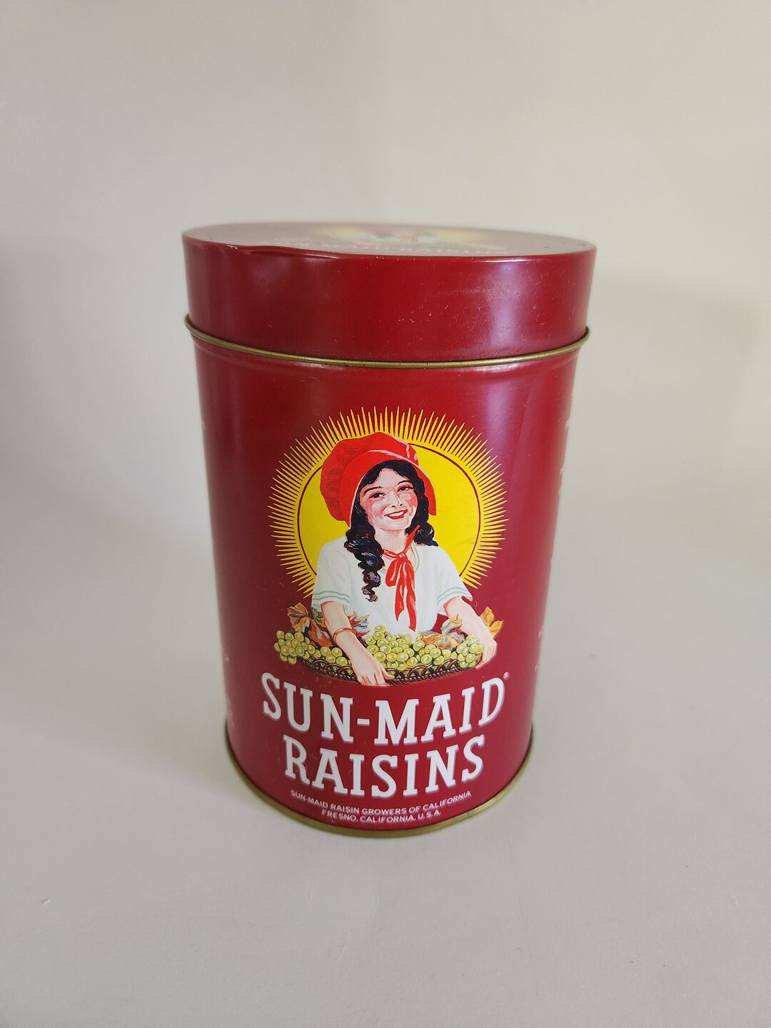 Vintage 1980s Sun-made Raisins Collectible Tin - Etsy
