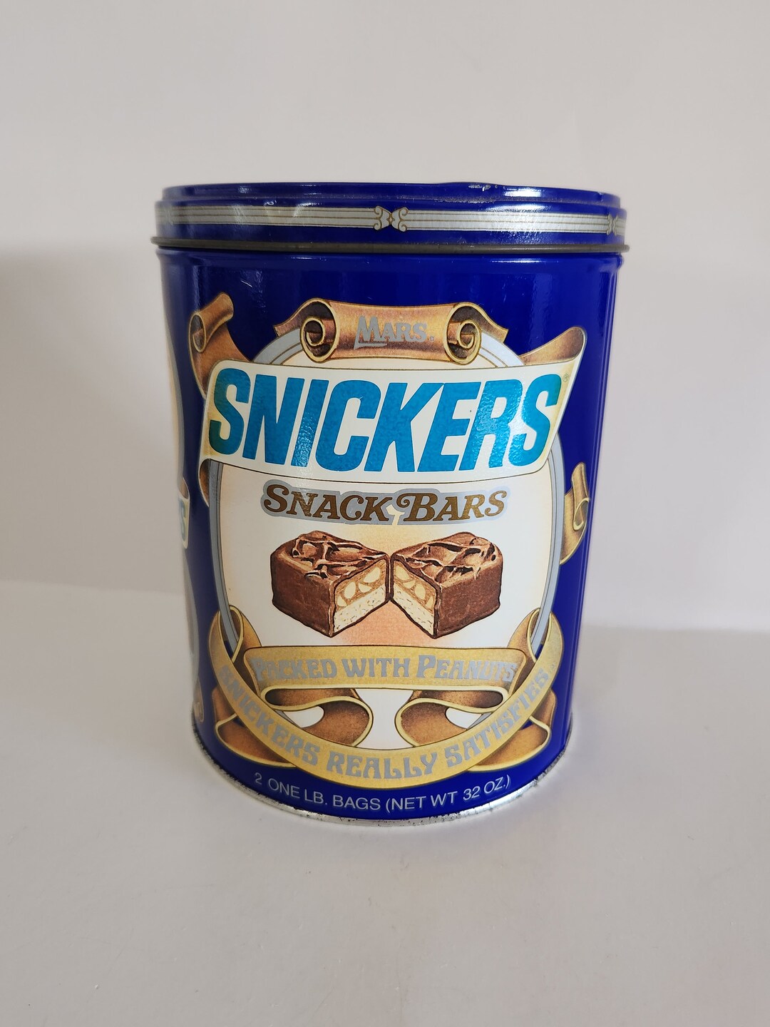 Vintage Snickers Candy Bar Tin 1980s - Etsy