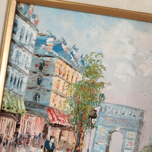 Vintage Original T. Carson Oil on Canvas Impressionist Painting of ...