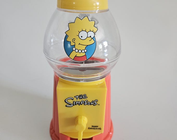 Vintage Lisa Simpson Candy Dispenser Gumball Machine 2000 - Etsy