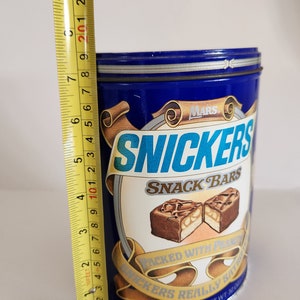 Vintage Snickers Candy Bar Tin 1980s - Etsy