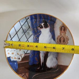 Vintage Franklin Mint Siamese Cat Plate "statuesque" Collectible Plate ...