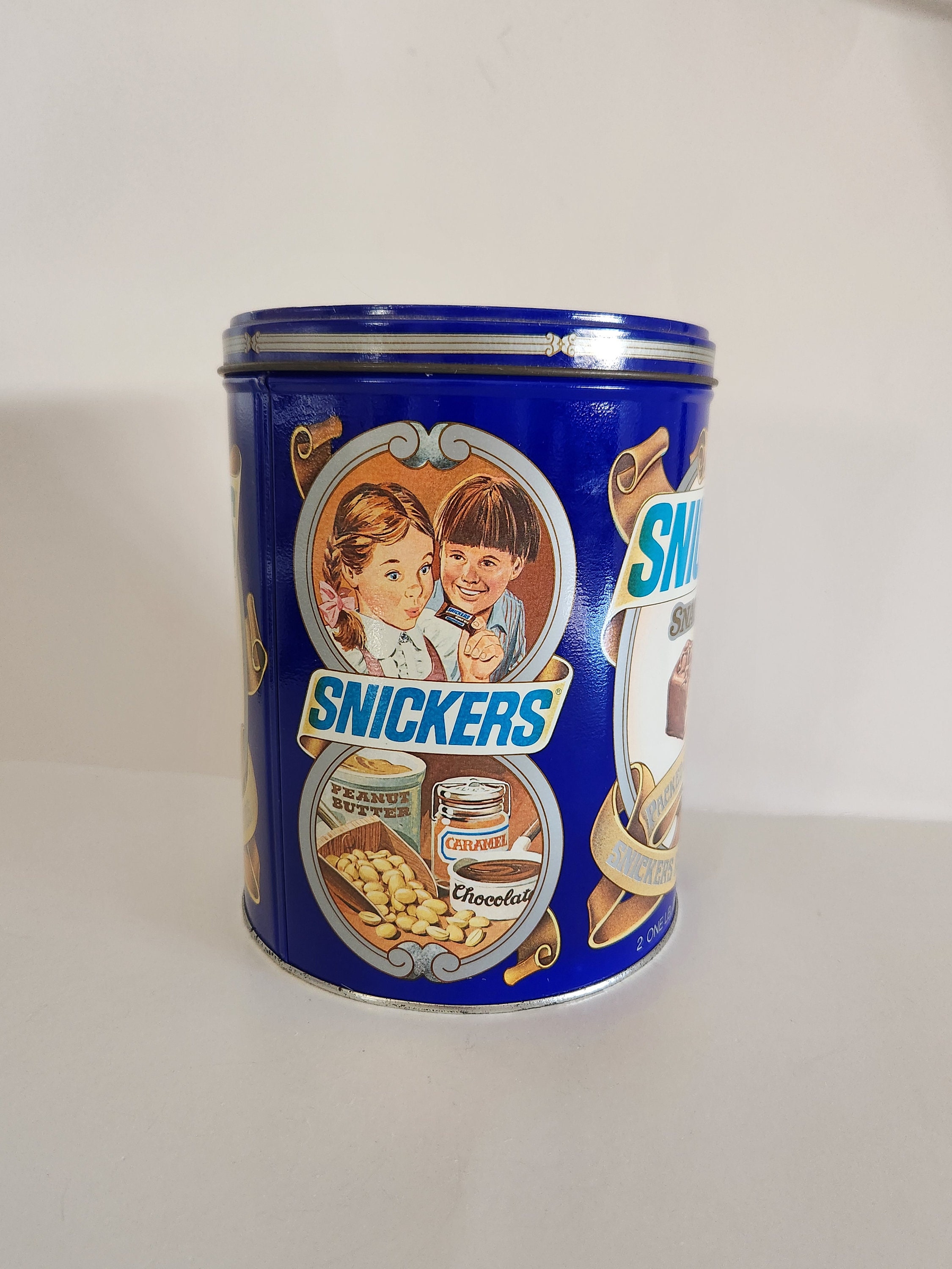 Vintage Snickers Candy Bar Tin 1980s - Etsy