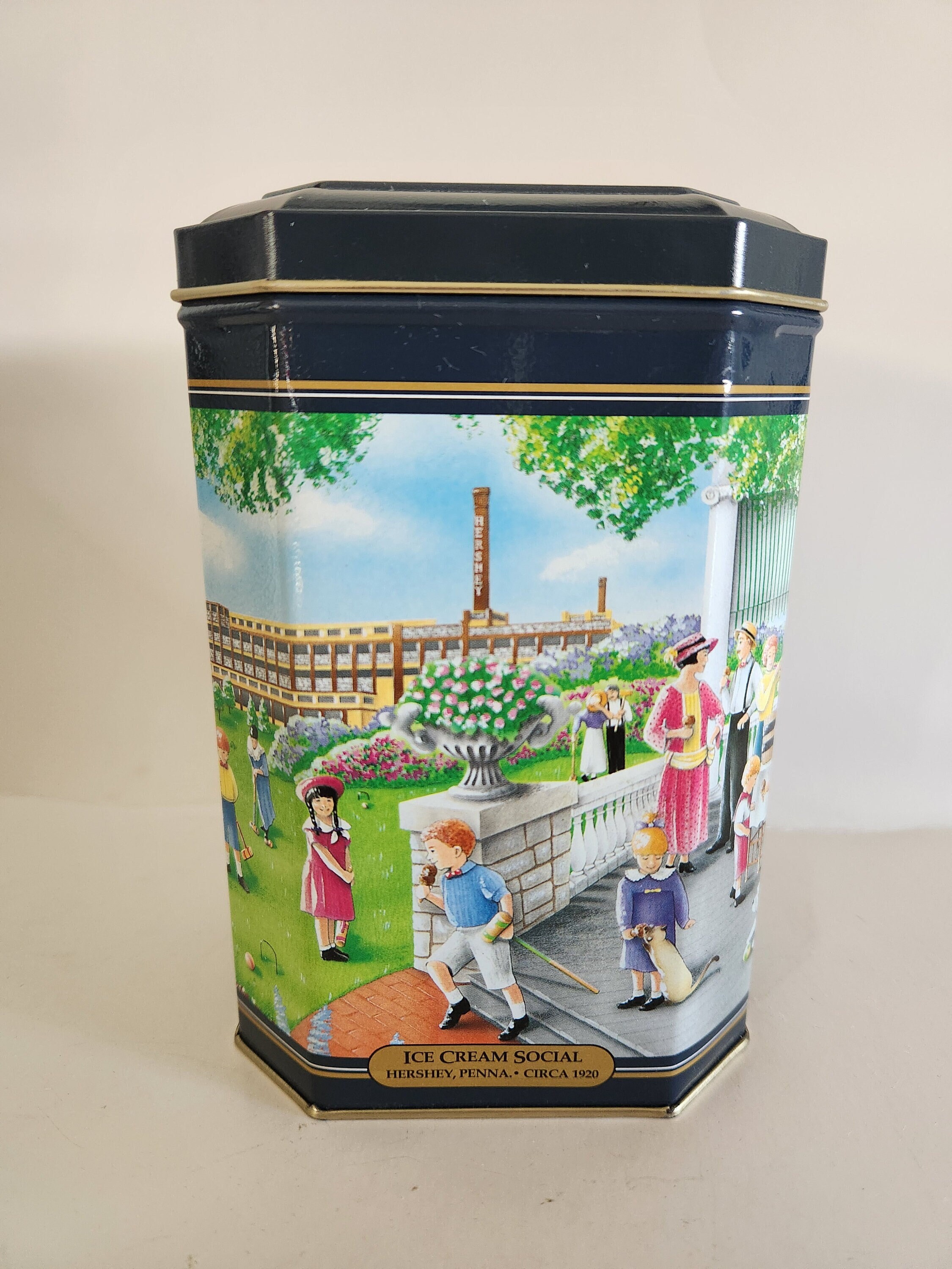 Vintage Hershey's Hugs Ice Cream Social Tin 1994 - Etsy