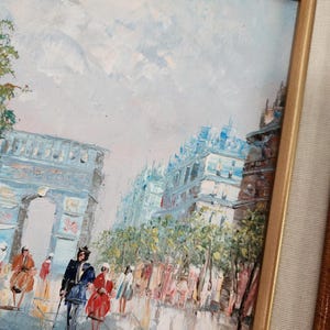 Vintage Original T. Carson Oil on Canvas Impressionist Painting of ...