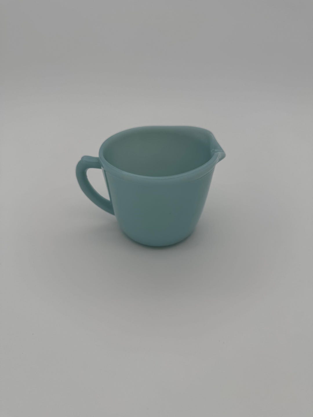 Fire King Turquoise Blue delphite Creamer - Etsy