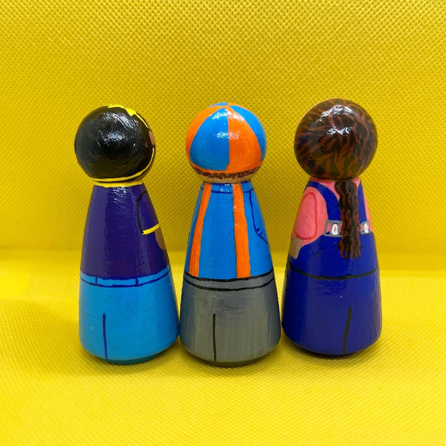 Meekah Blippi Miss Rachel UKCA Peg Dolls - Etsy UK