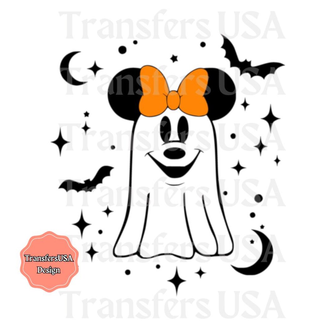 Halloween Minnie Ghost SVG Cricut Cut File, Spooky Season Svg, Kids ...