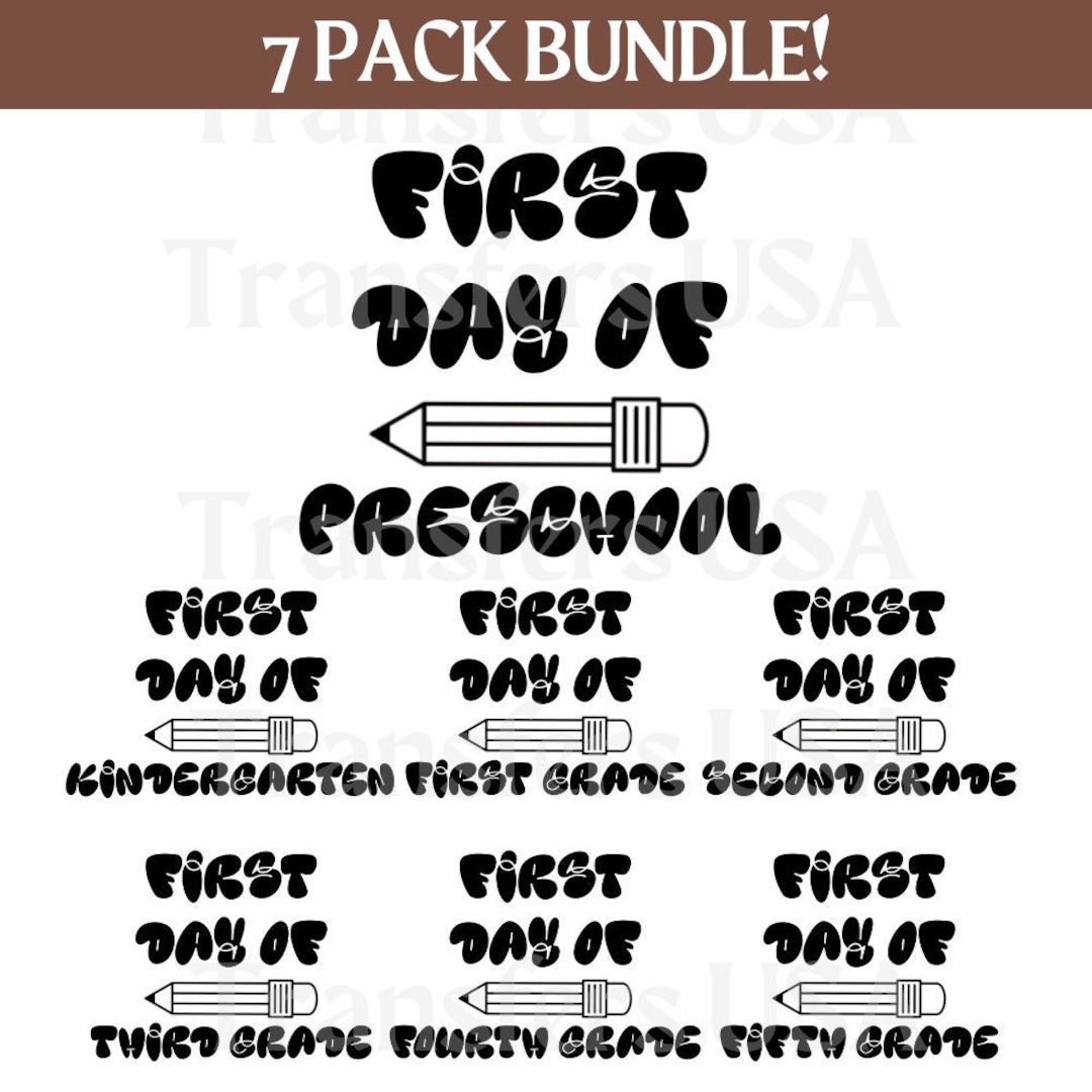 First Day of School SVG Bundle, Back to School SVG, Teacher Bundle Svg ...