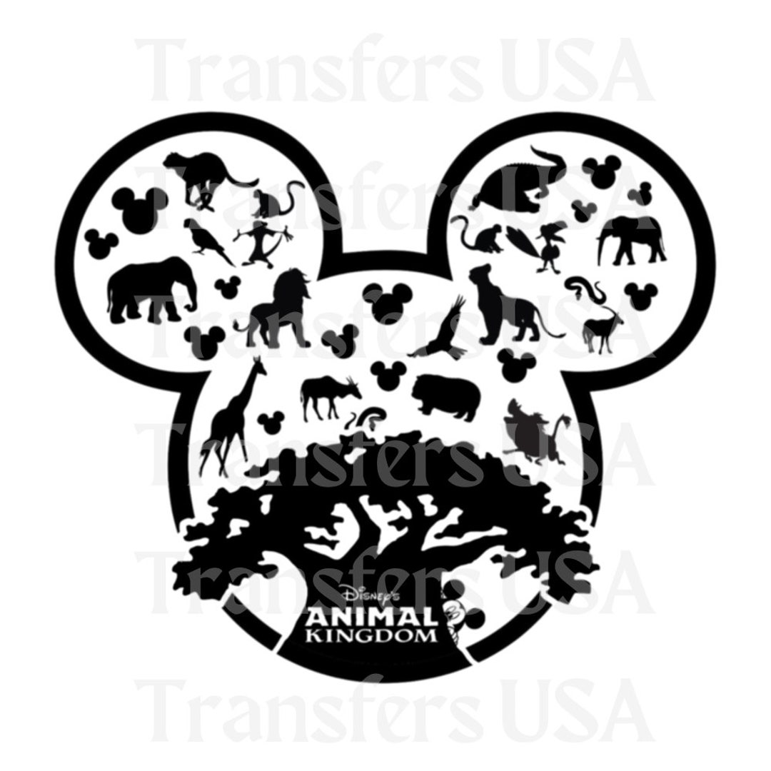 Animal Kingdom Tree Mickey Ears SVG Cricut Cut File, Disneyworld Family ...