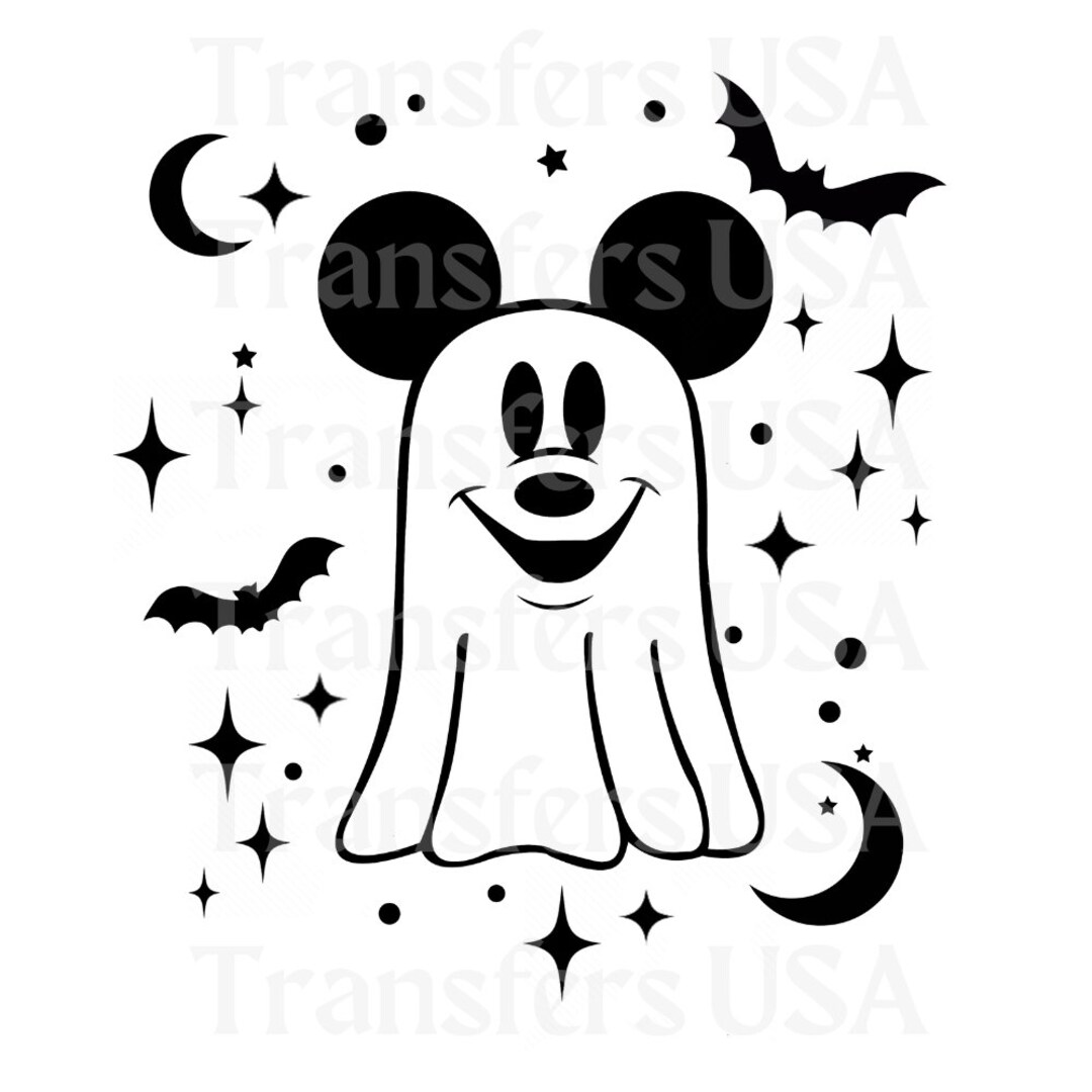 Halloween Mickey Ghost SVG Cricut Cut File, Spooky Season Svg, Kids ...