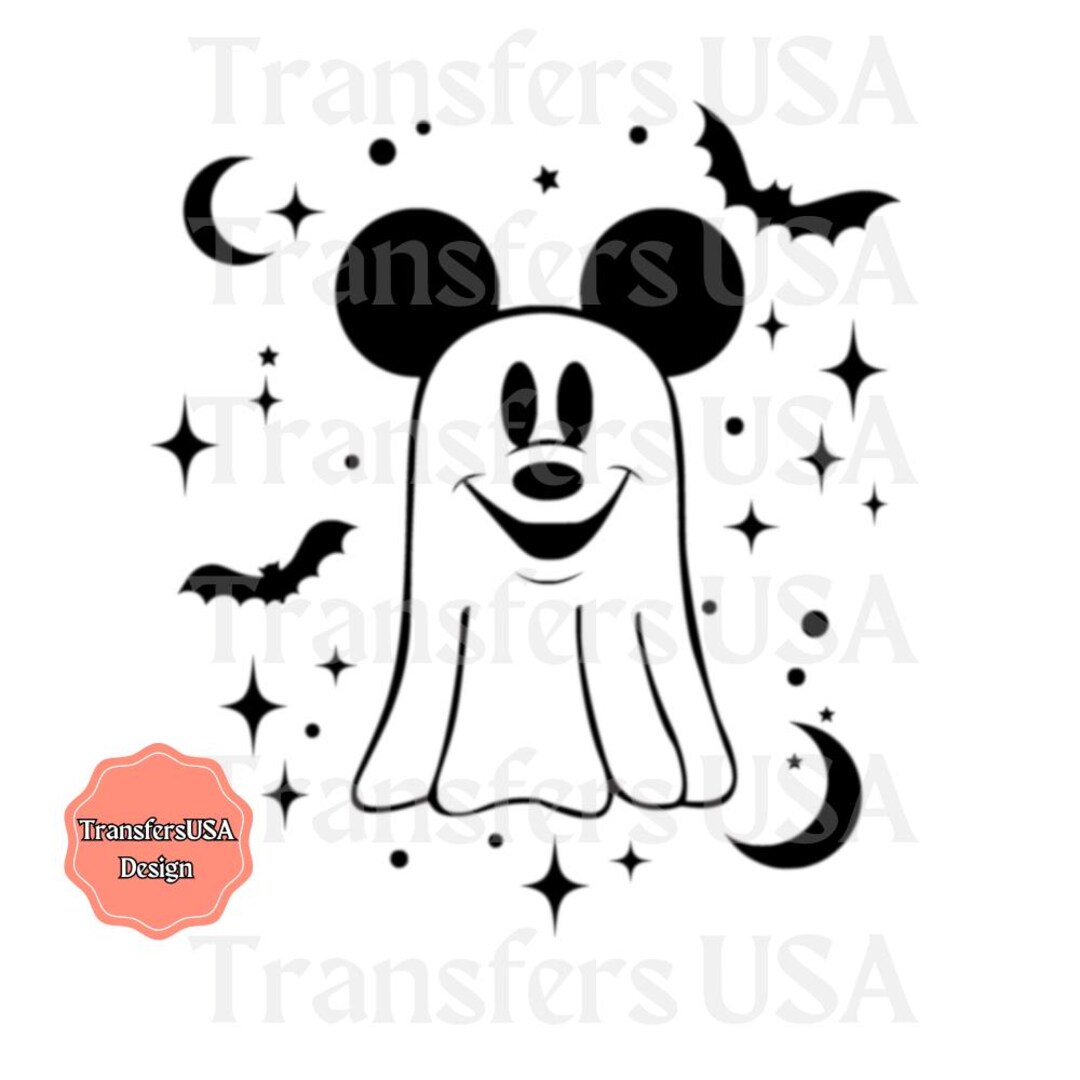 Halloween Mickey Ghost SVG Cricut Cut File, Spooky Season Svg, Kids ...