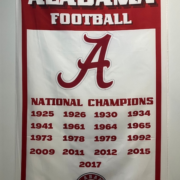 Alabama Football Banners - Etsy