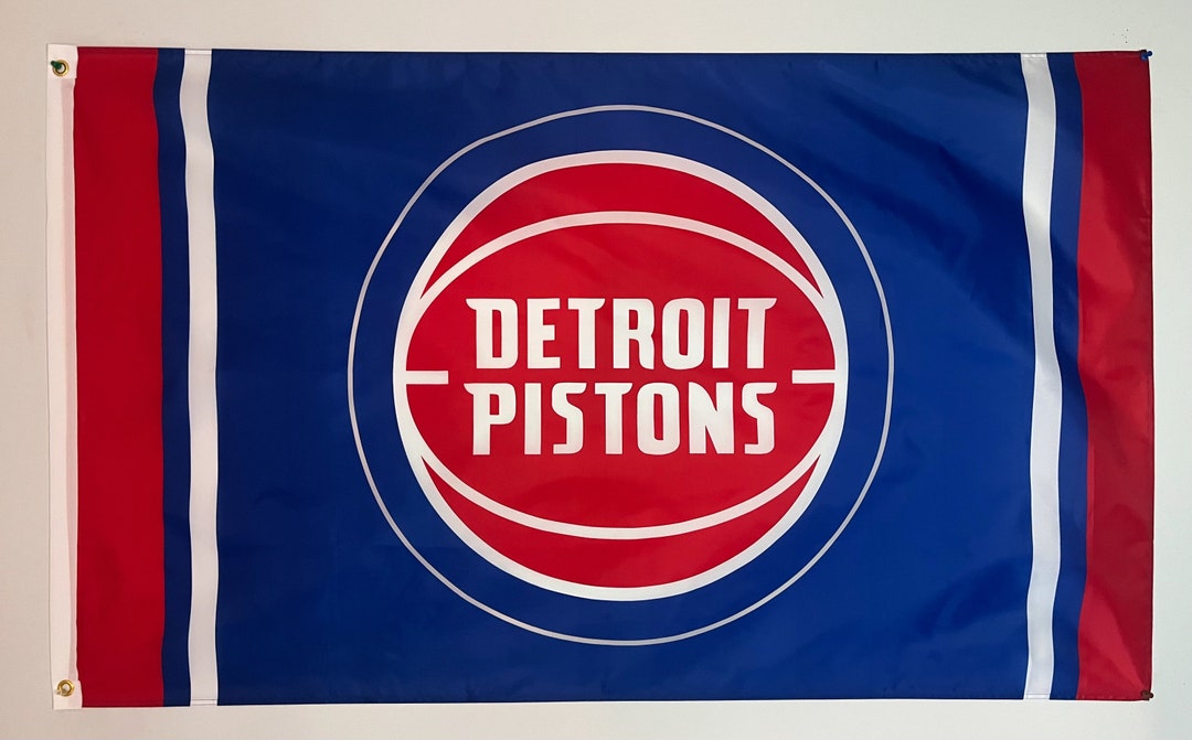 Detroit Pistons Flag/banner - Etsy