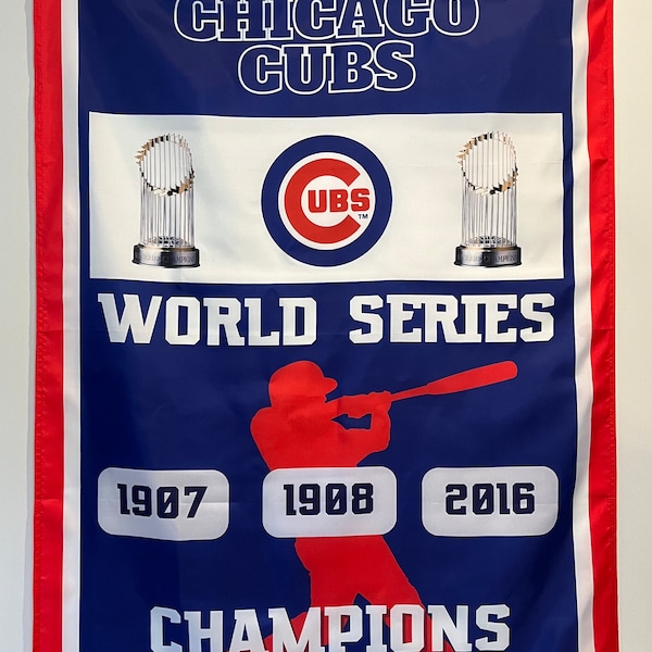 Chicago Cubs Banner - Etsy