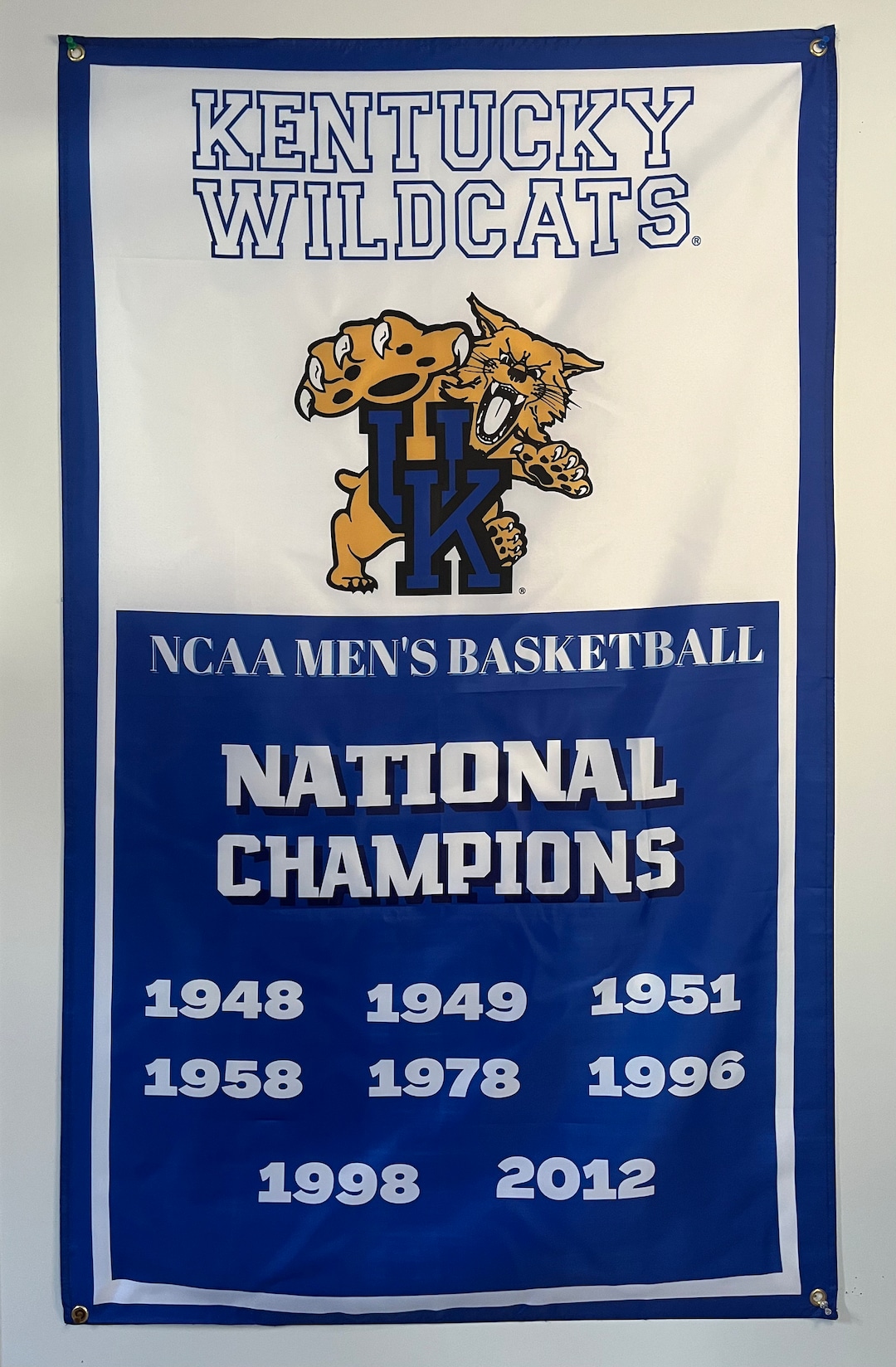 University of Kentucky NCAA National Championship Banner Flag Wall Art ...