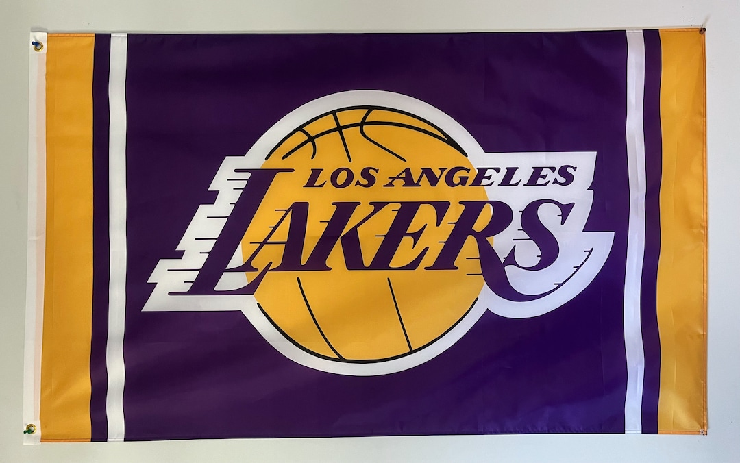 Los Angeles Lakers Flag/banner - Etsy