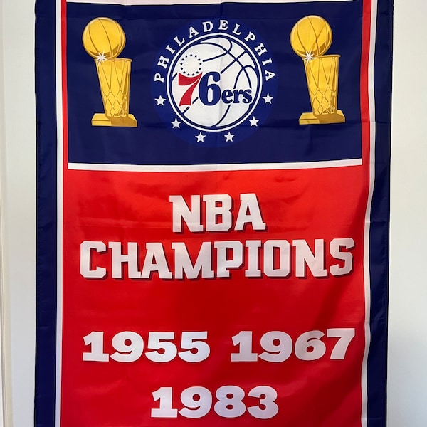 Nba Sixers Banner - Etsy