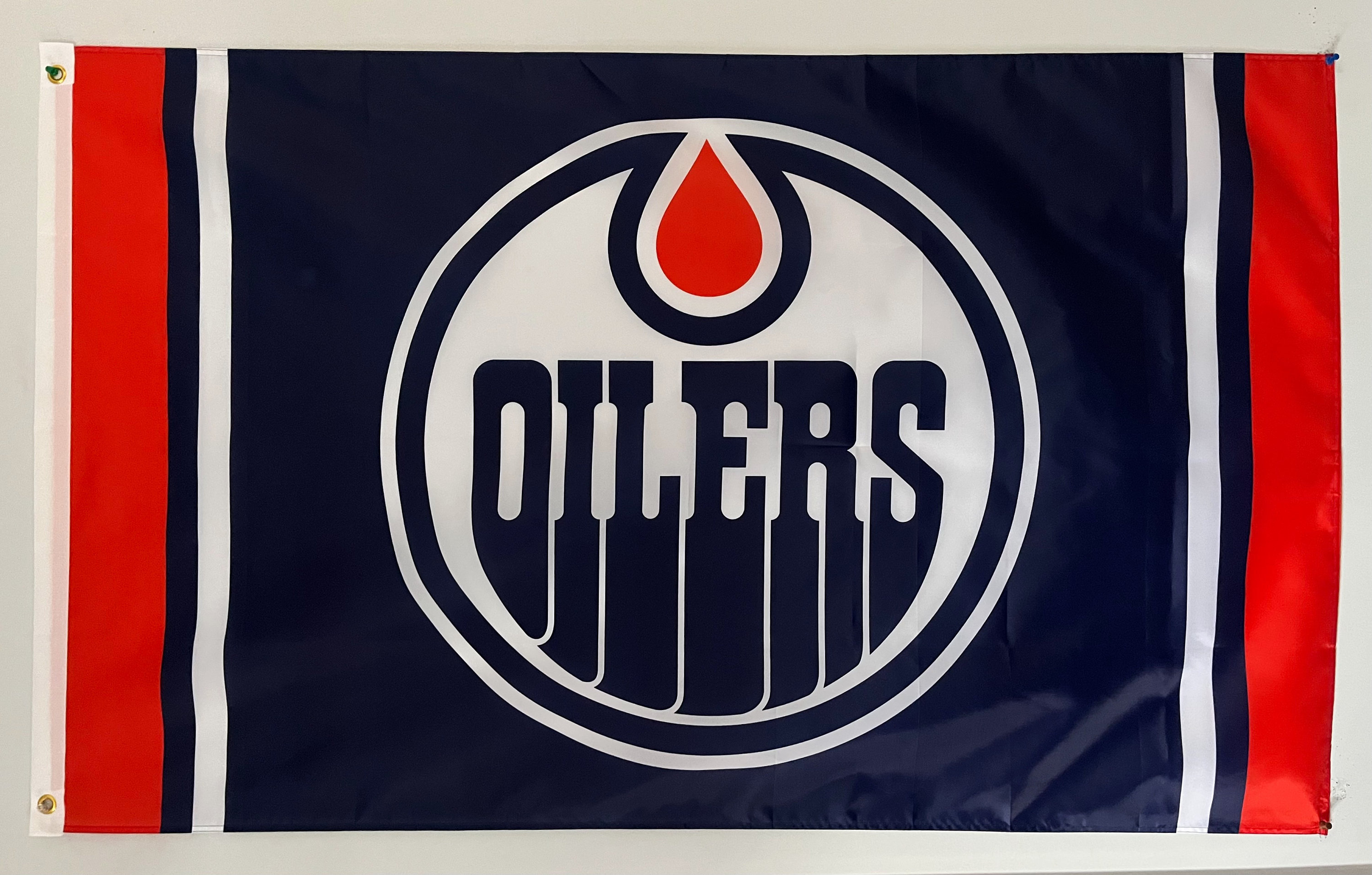 Edmonton Oilers Flag/banner - Etsy Canada