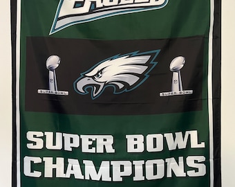Eagles Super Bowl Flag - Etsy