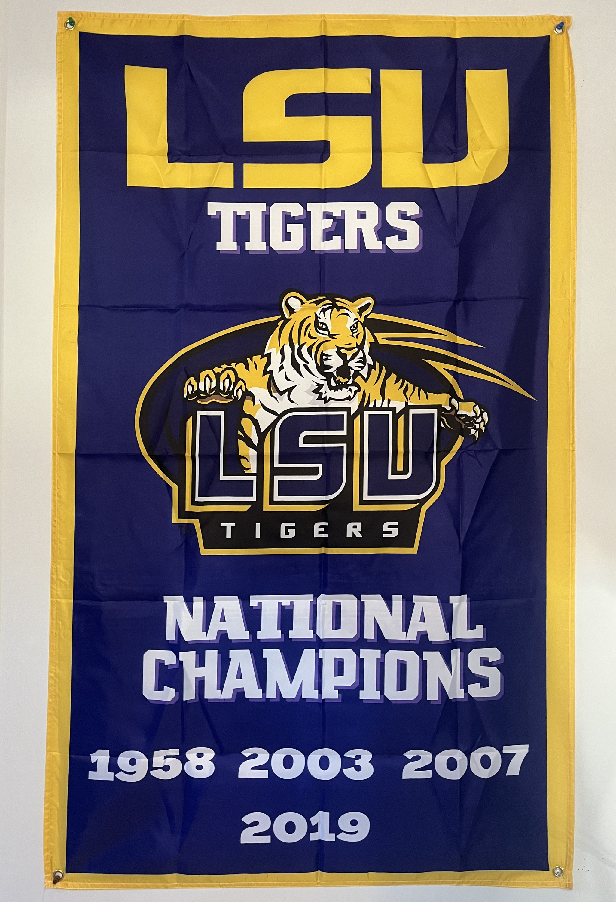 LSU National Championship Banner Flag Wall Art - Etsy