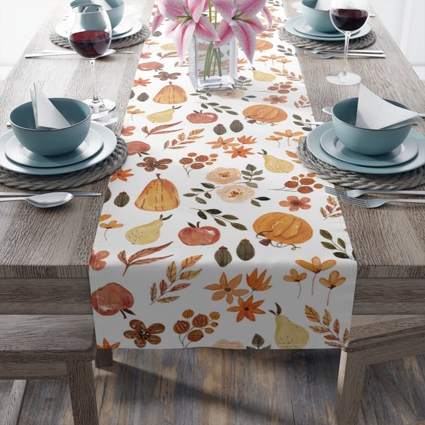 Fall Table Runner - Etsy