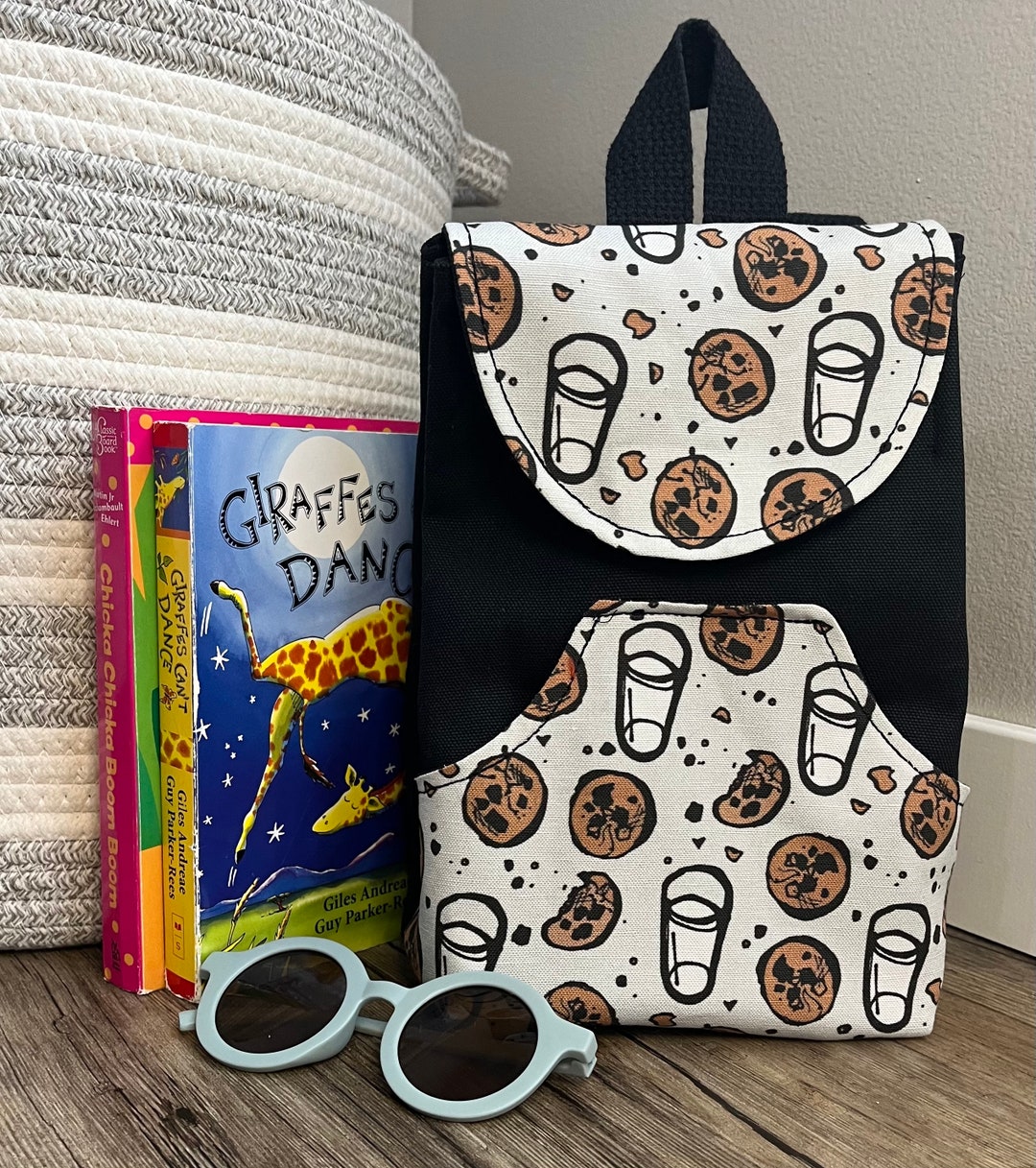 Mini Backpack: Cookies and Milk - Etsy