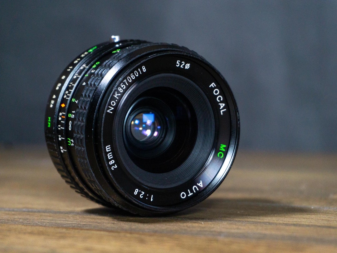 Focal PK 28mm F2.8 Manual Focus Wide Lens - for Pentax 35mm Film ...