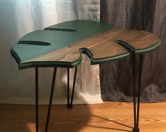 Monstera Leaf Table - Etsy