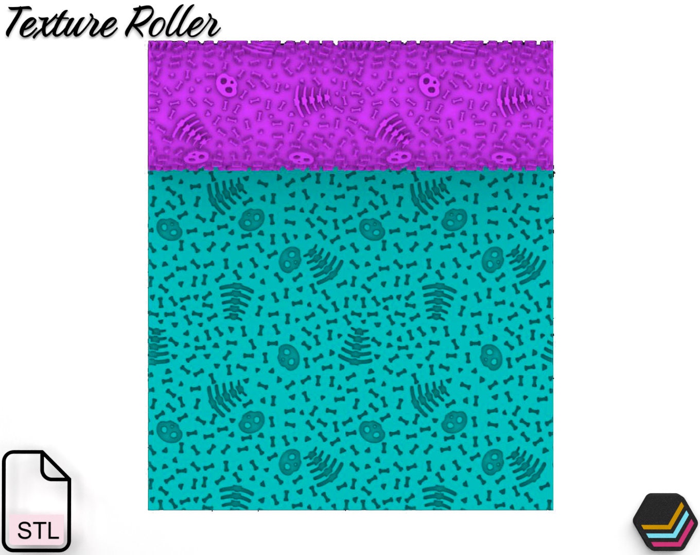 Roller Texture Polymer Clay /textures With Our Calavera Polymer Clay ...