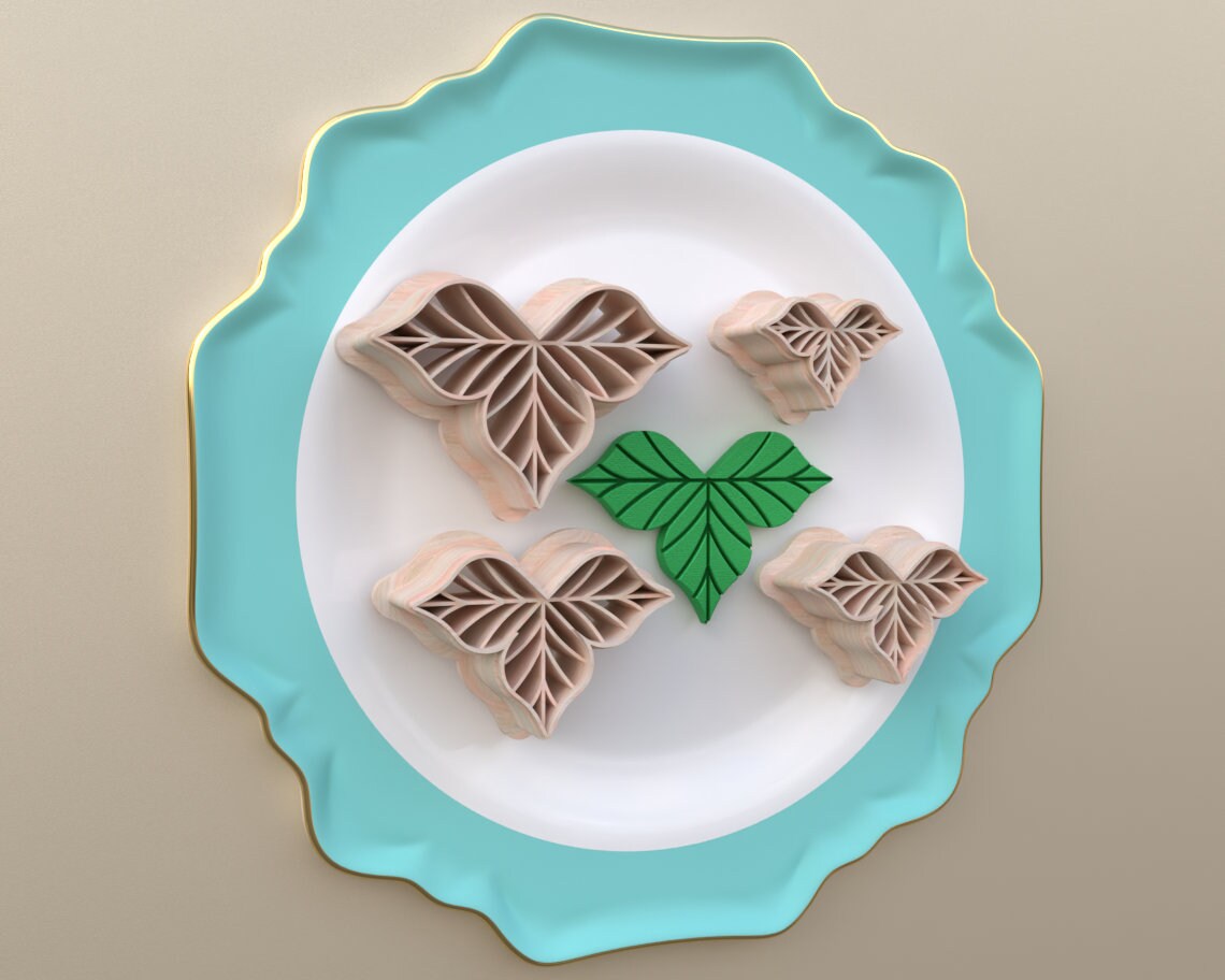 Polymer Clay Cutter to Make TRIPLE BLADE 4 Size 2 Version Cut/digital ...