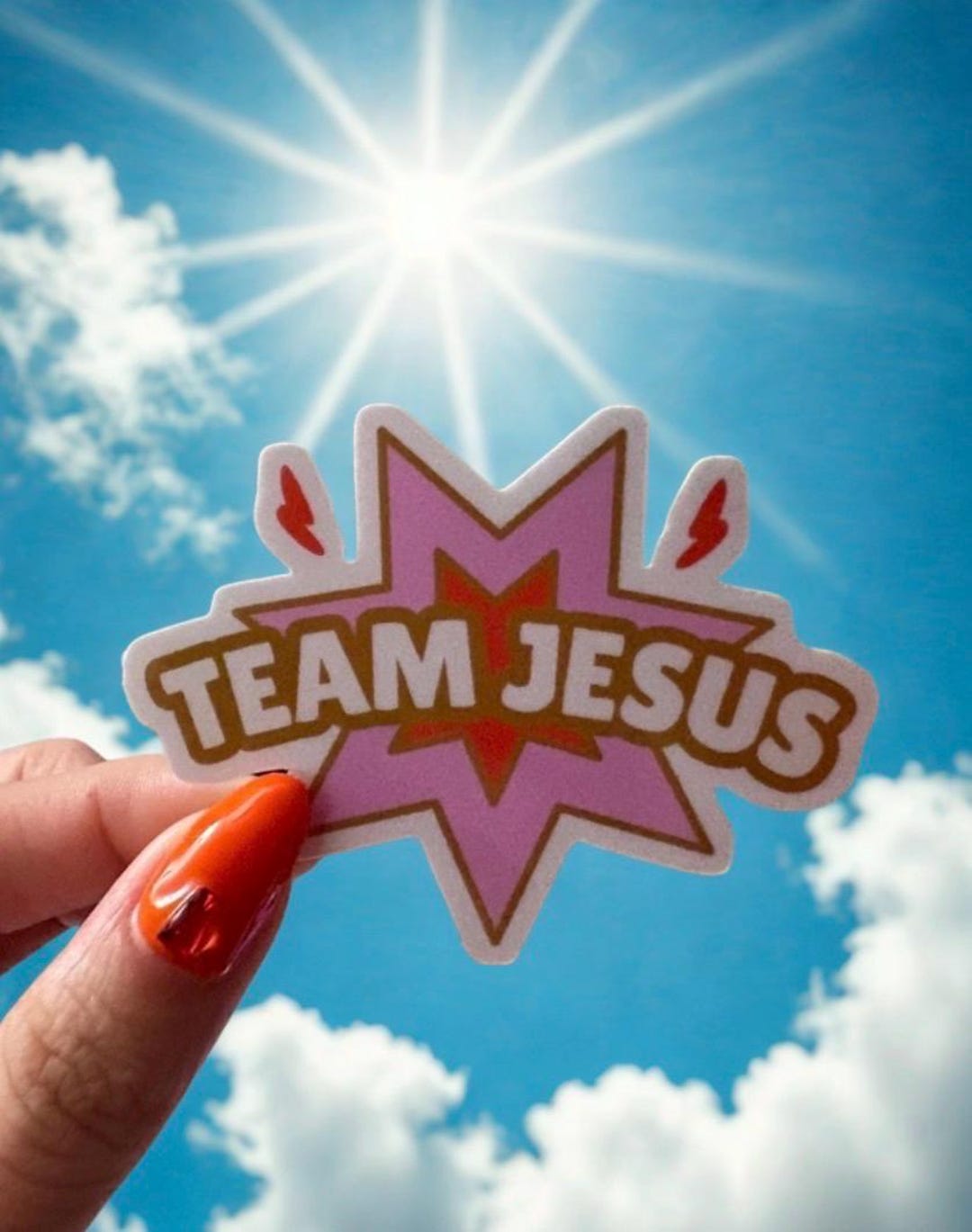 Team Jesus 2 Stickers - Etsy