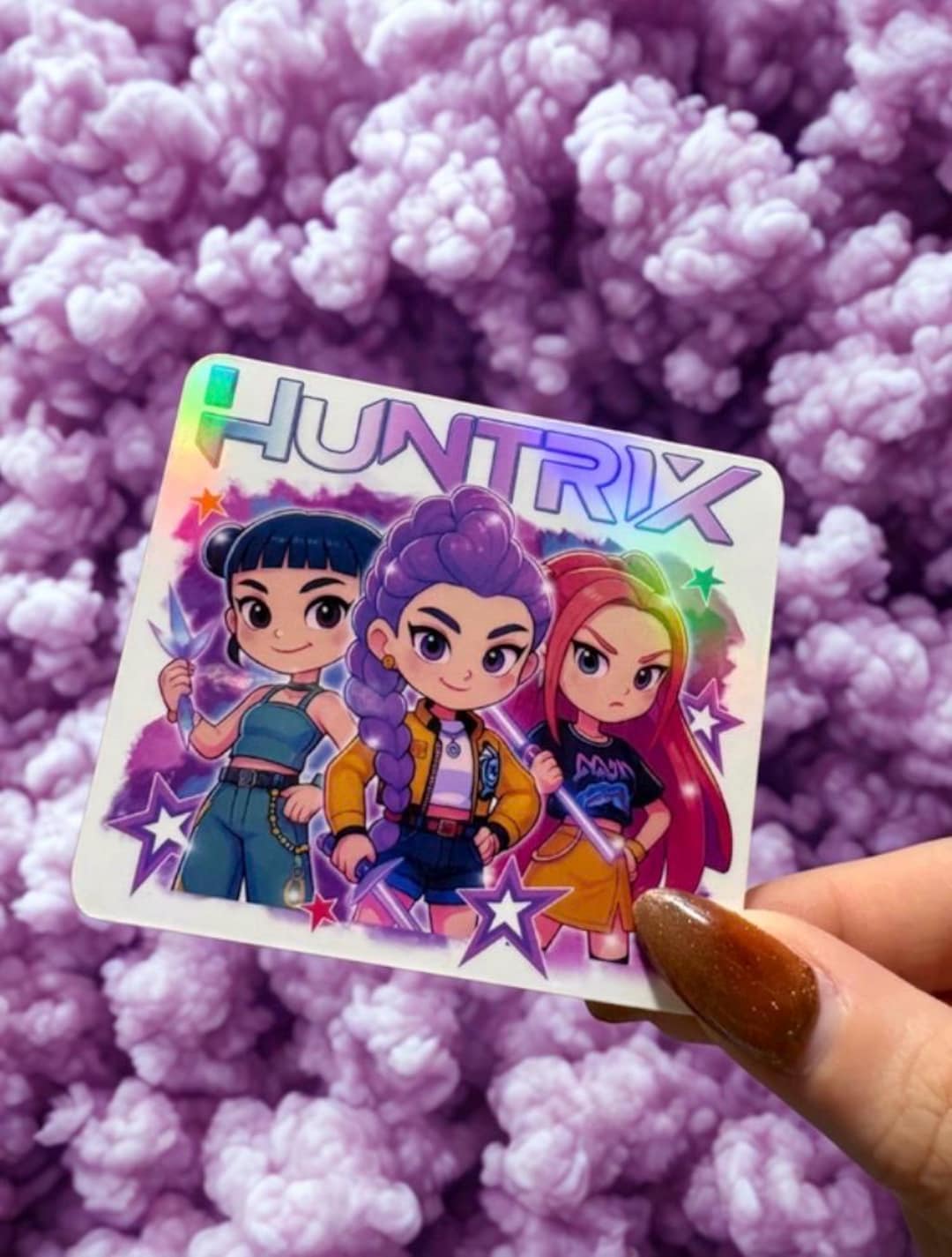 Huntrix HUNTERS Stickers Kpop - Etsy