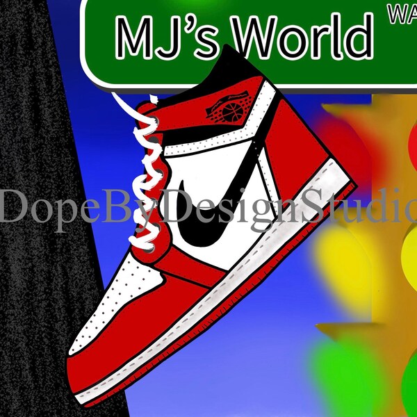 Cartoon Jordan 1 - Etsy