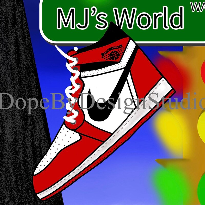 Cartoon Jordan 1 - Etsy