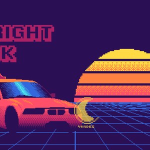 4 Pack Twitch Stream Overlay Screen, Vaporwave Pixel Art Animation ...