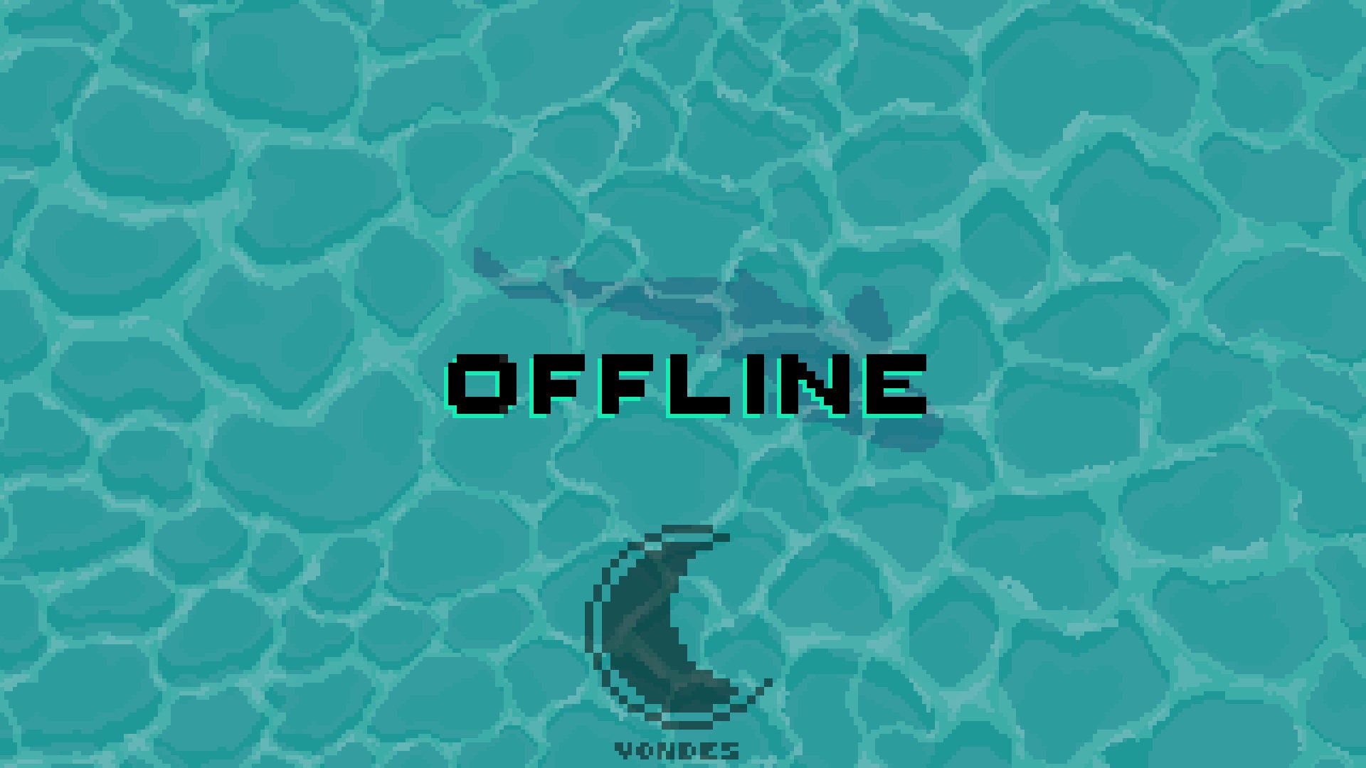 4 Pack Twitch Stream Overlay Screen, Clear Water Pixel Art Animation ...