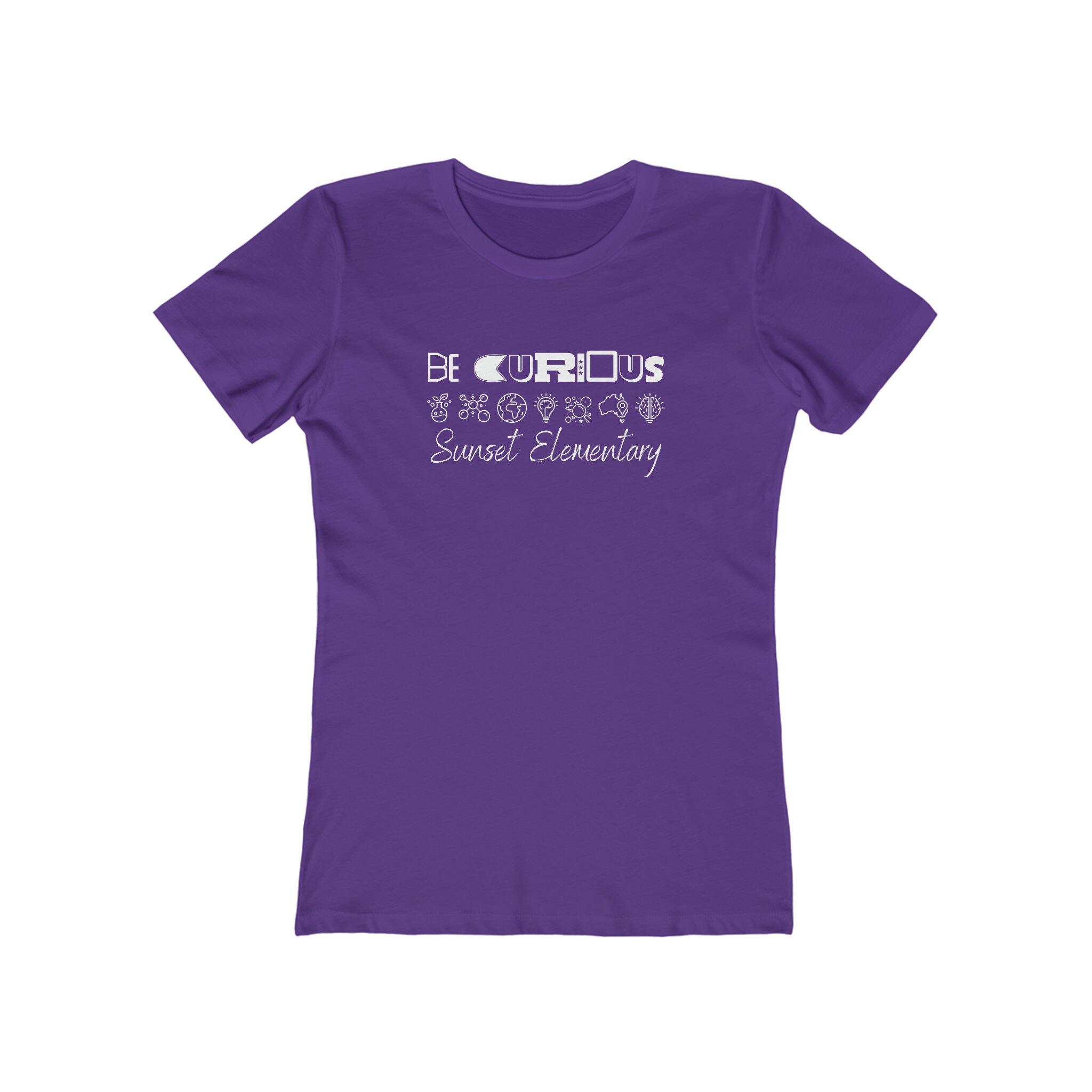 Be Curious School Staff Shirt | Personalized School Spirit Shirt for ...