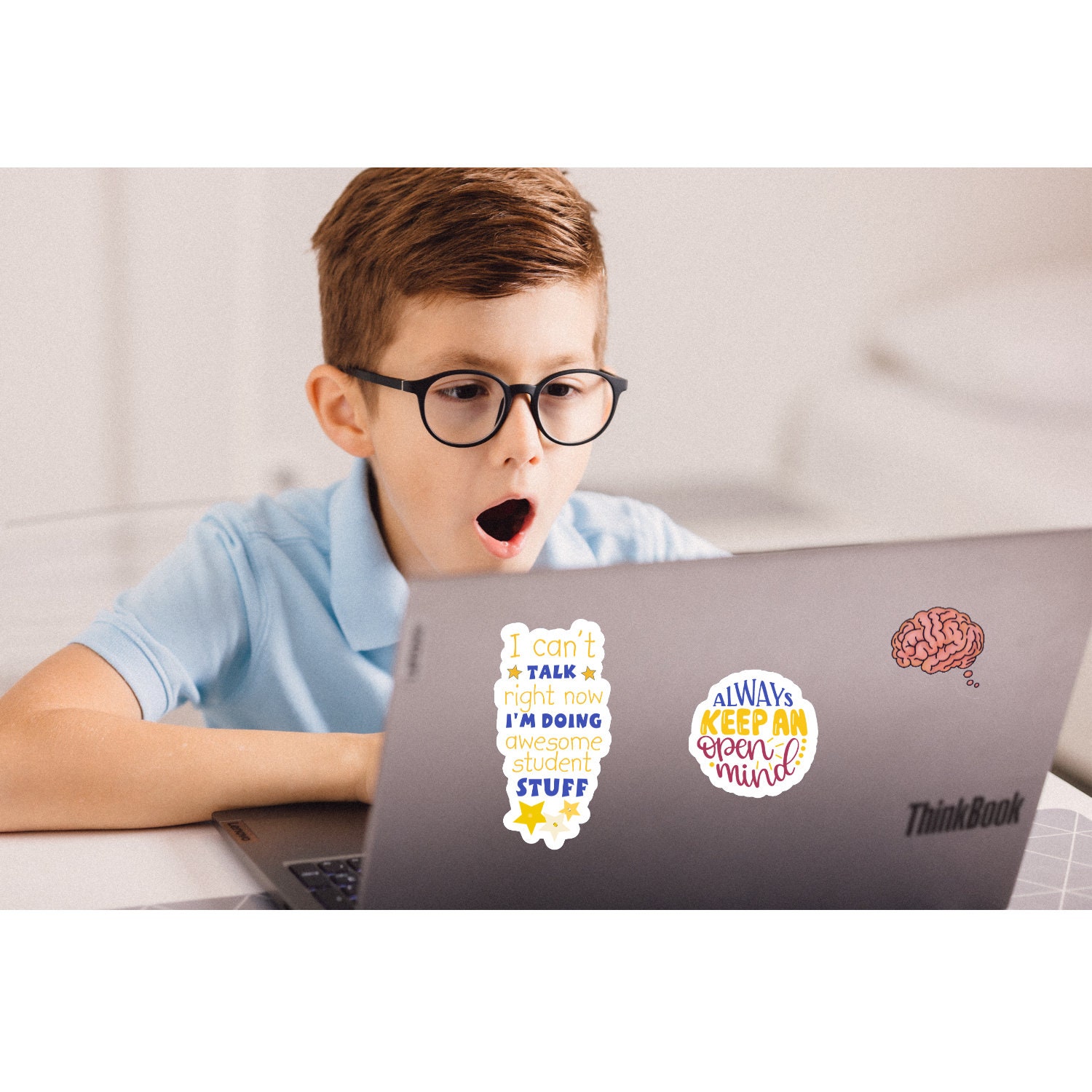 Mindset Sticker Set. Set of 12 Growth Mindset Stickers. Die Cut, Vinyl ...