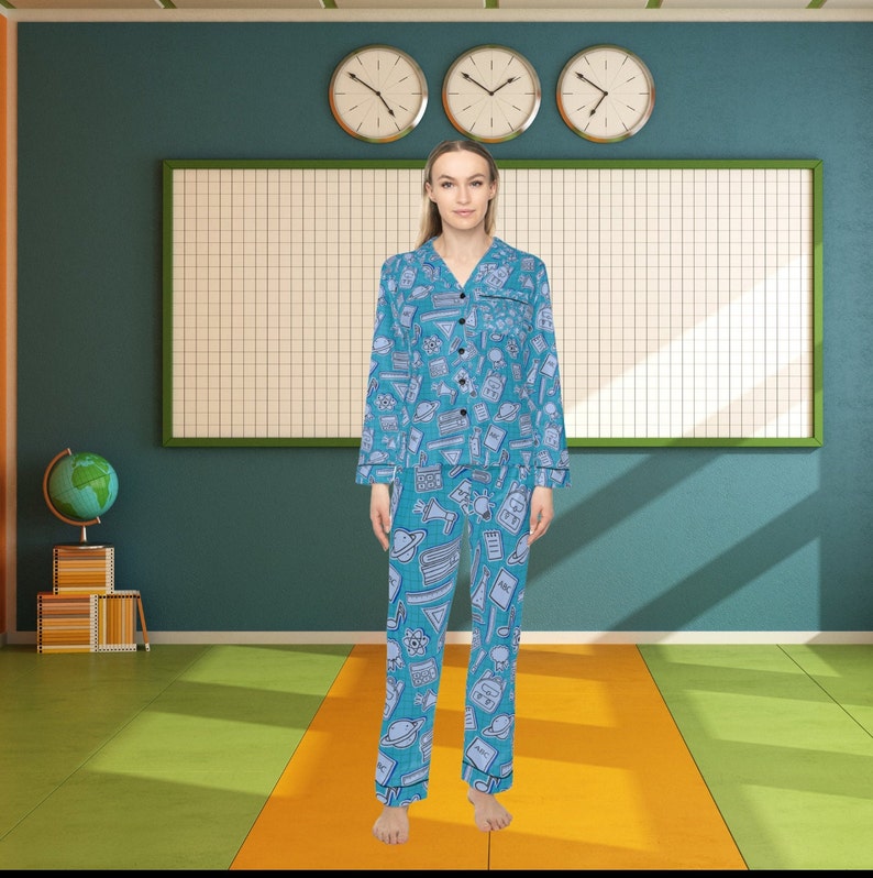School Spirit Week Women's Satin Pajamas for Teachers - Etsy