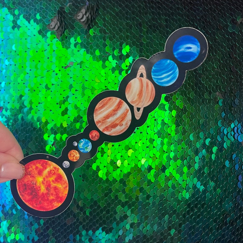 Solar System Decal - Etsy