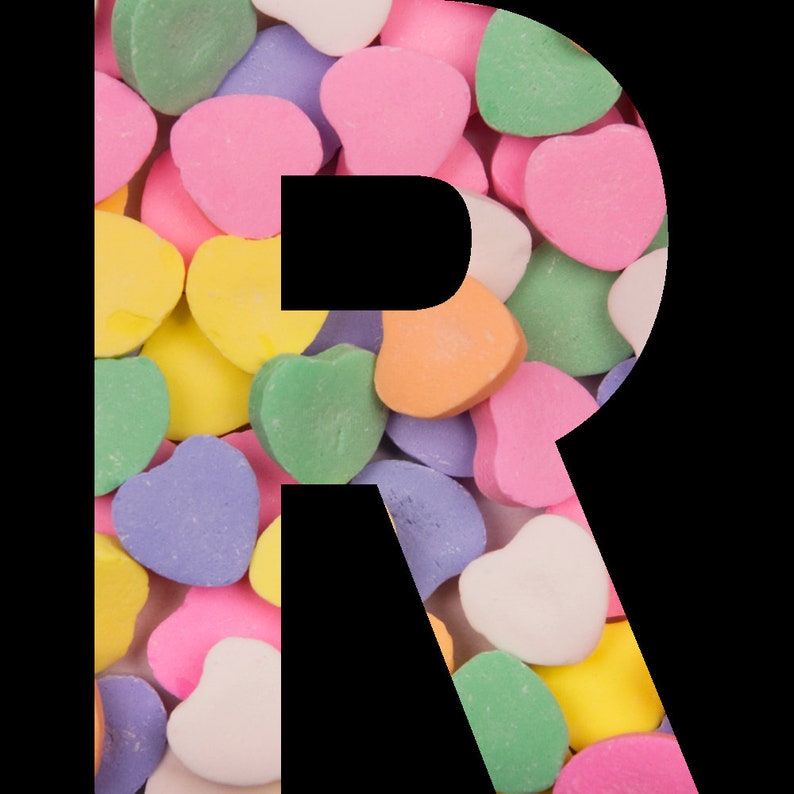 Candy Heart Bulletin Board Set Digital Files Classroom Decor - Etsy