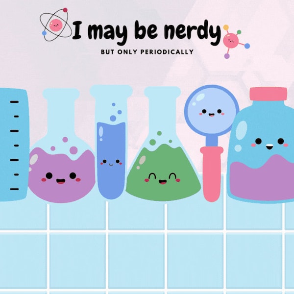 Science Themed Wallpaper - Etsy