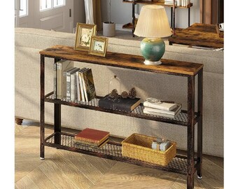 Rustic Shelves Table - Etsy
